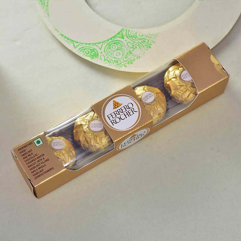 Send Set of 3 Devotional Rakhi and Cookie set Online