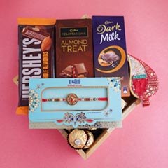 Rakhi with Chocolates - Buy Rakhi and Chocolates Online | Rakhi.in
