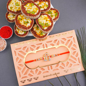 Rakhi with Sweets Online | Send Rakhi Sweets Hamper Online | Rakhi.in